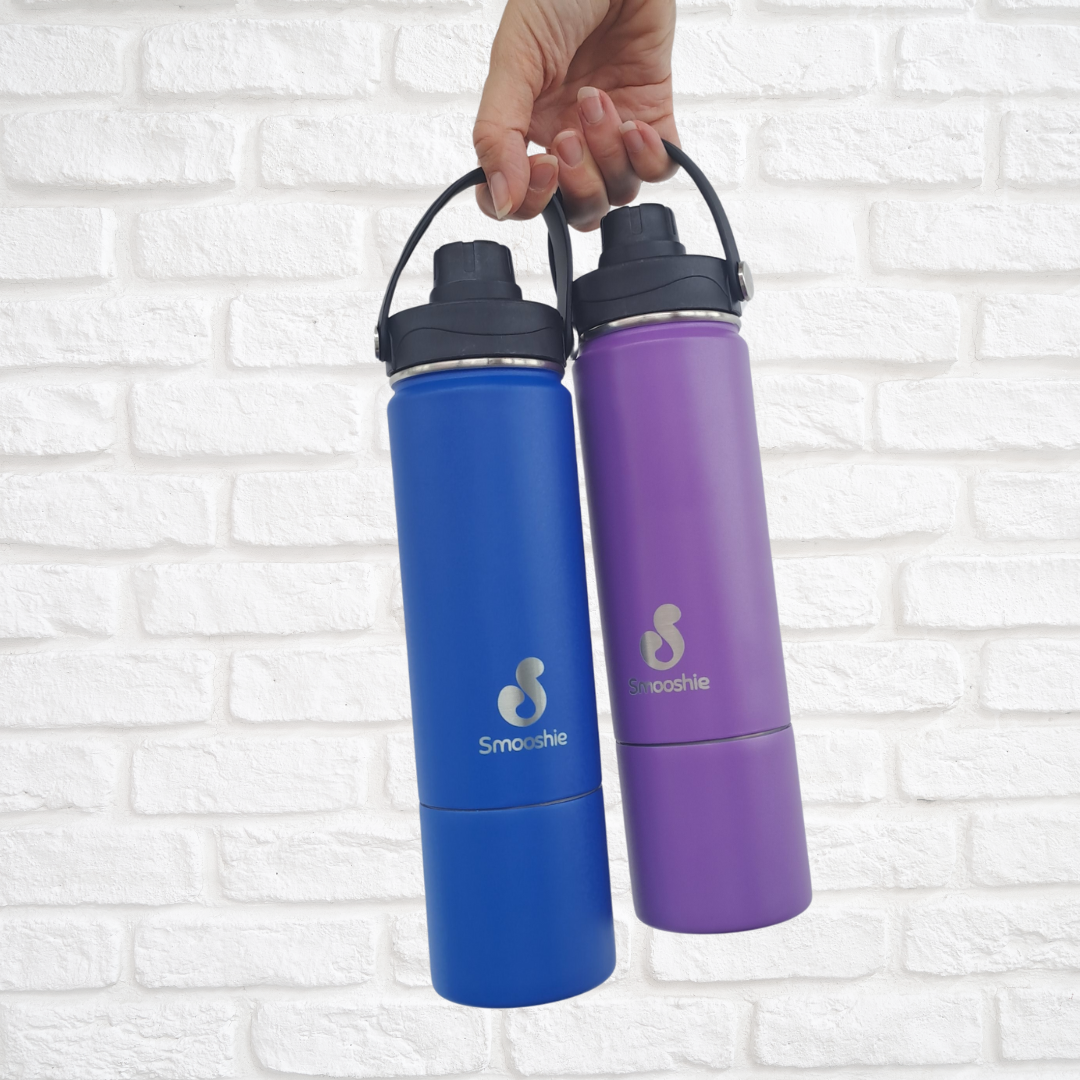 Smooshie - Water Bottle with Snack Compartment