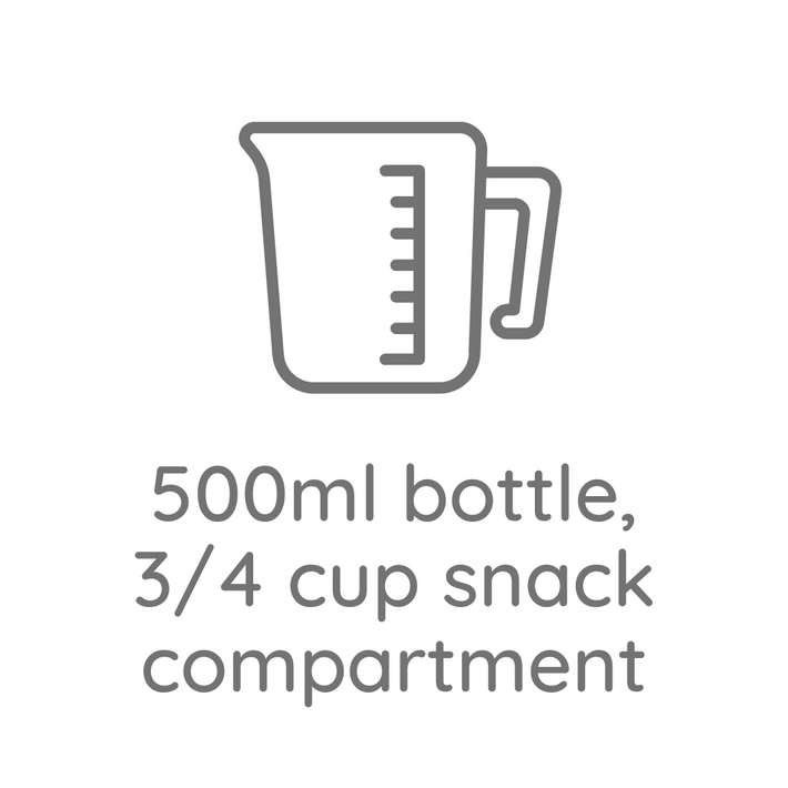 Smooshie - Water Bottle with Snack Compartment