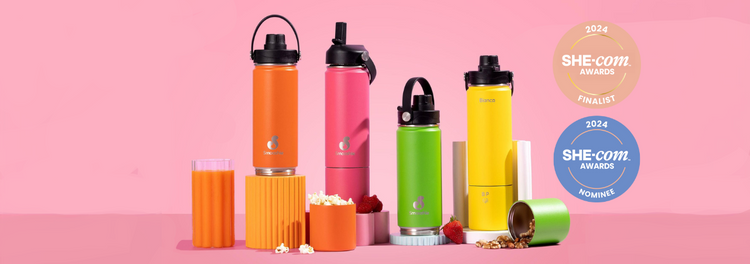 Smooshie - Water Bottle with Snack Compartment