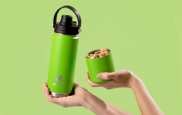 Smooshie - Water Bottle with Snack Compartment